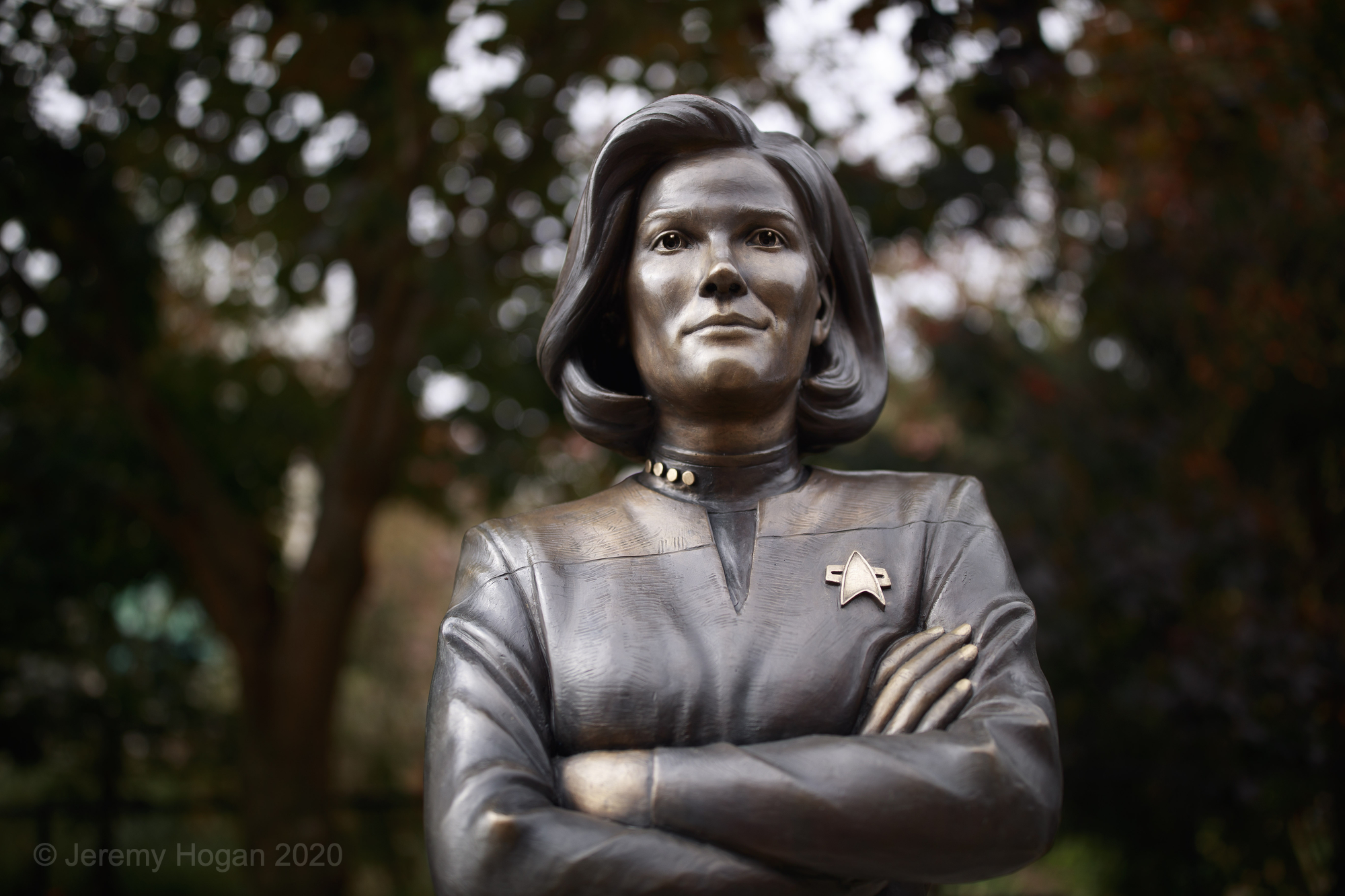 Captain Janeway statue unveiled Saturday - The Bloomingtonian