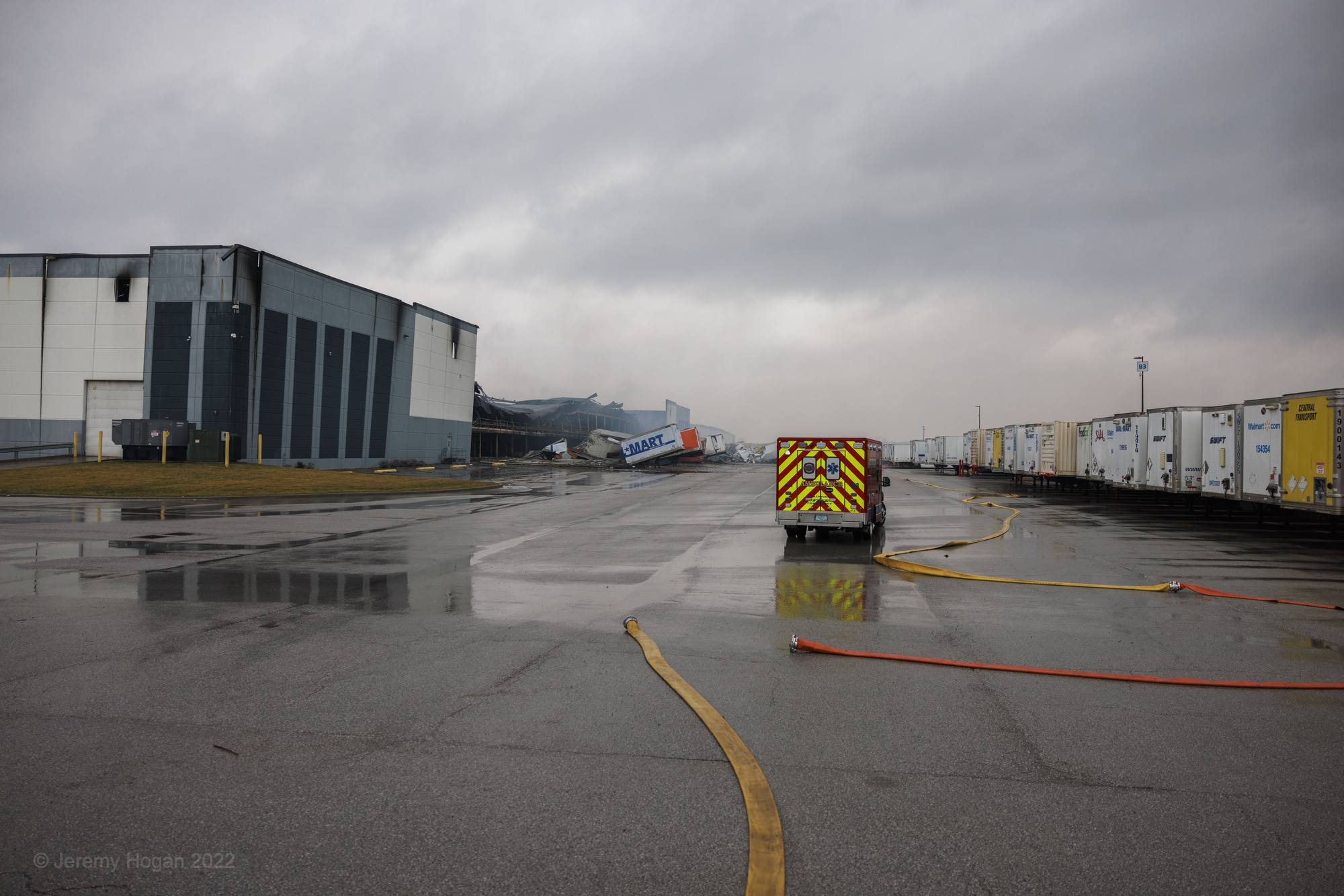 Gallery: Scenes from the burned Walmart fulfillment center in ...