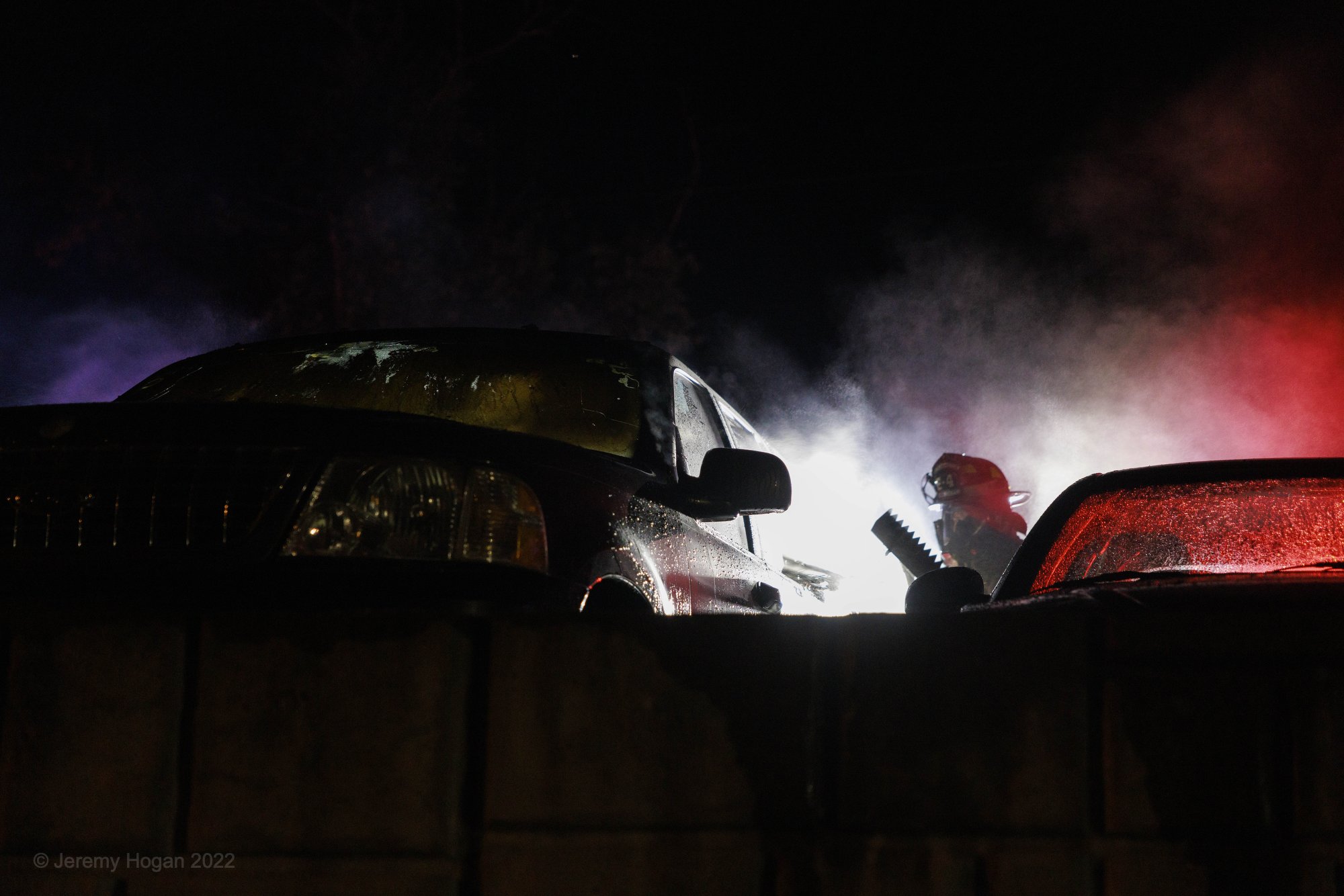 Photos: Fire destroys SUV at west side car lot early Monday - The ...