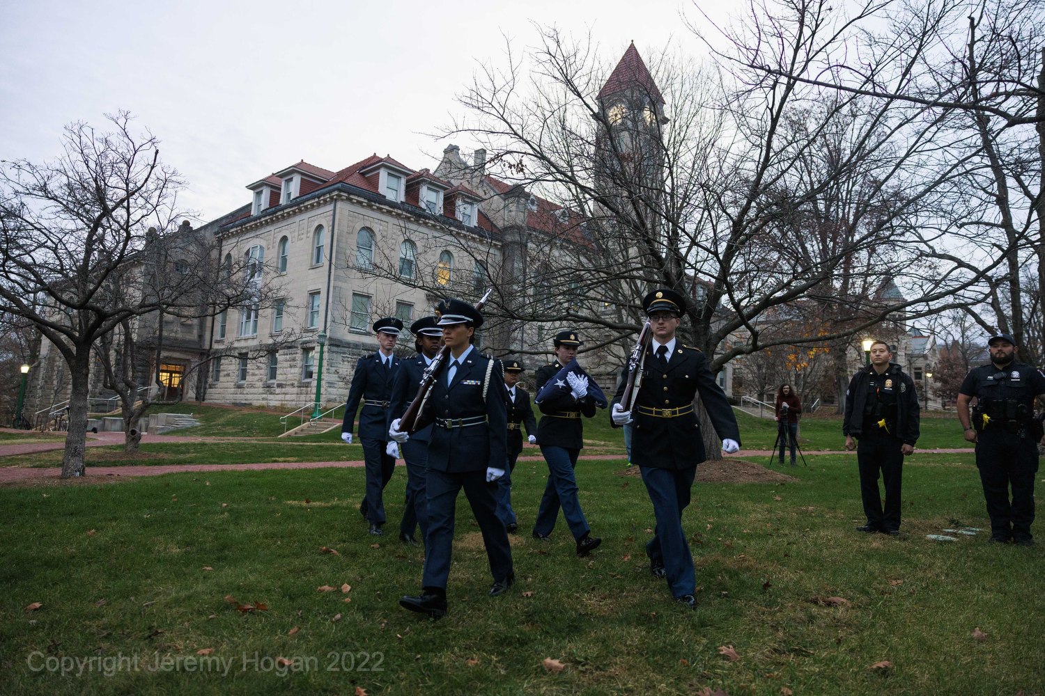 Gallery: Veterans Day flag raising ceremony at Indiana University - The ...