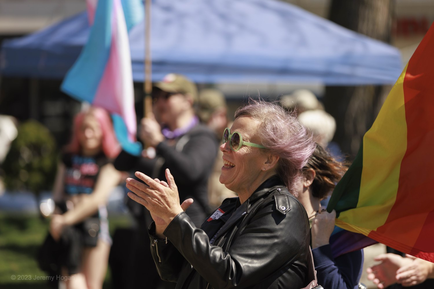 Gallery: “End Hate! Elevate and Celebrate Trans Joy,” rally at the ...