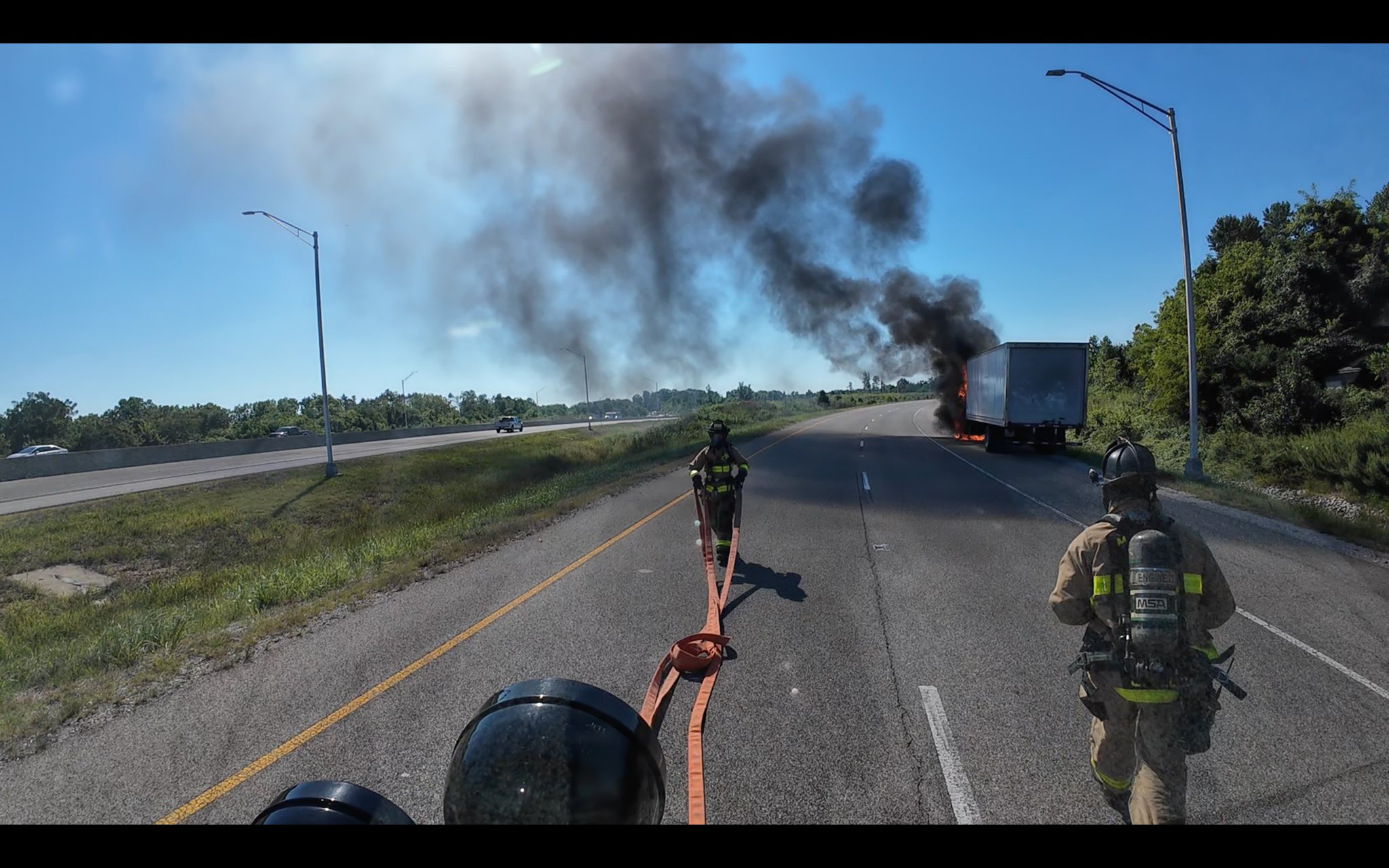 Firefighters respond to semi-truck fire on southbound Ind. 37 near I-69 ...