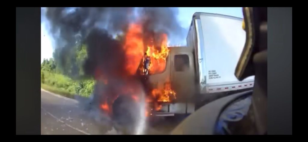 Firefighters respond to semi-truck fire on southbound Ind. 37 near I-69 ...