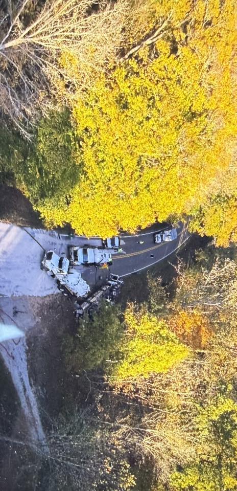 Two injured after fuel tanker overturns near Greene–Lawrence county ...
