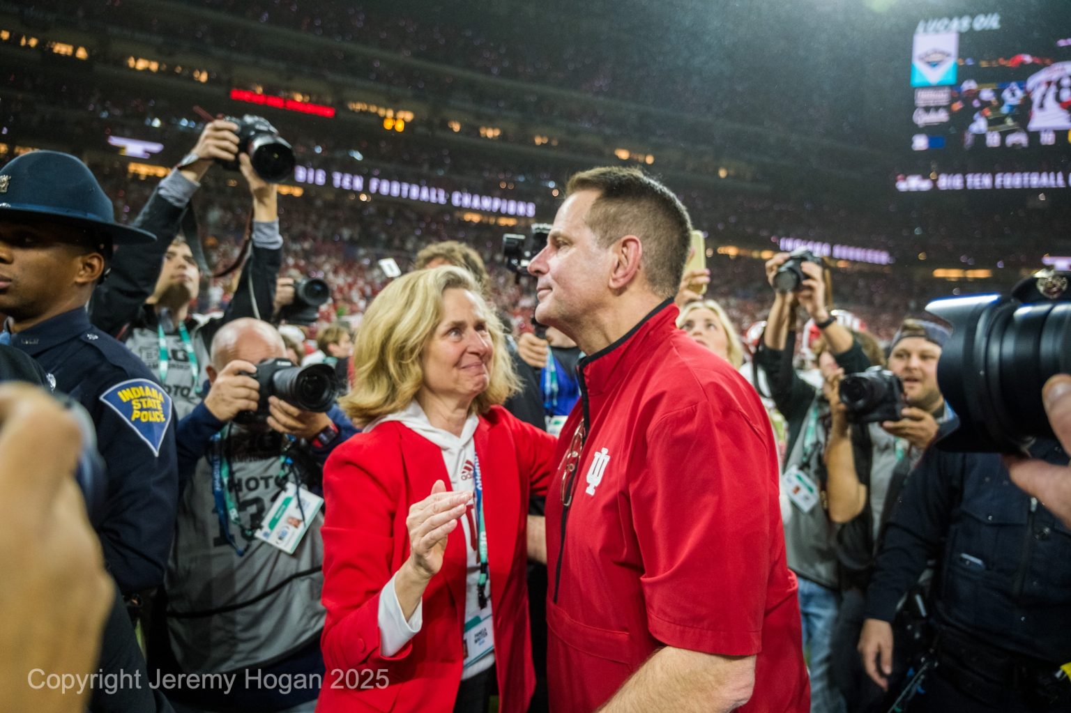 Indiana University football wins Big 10 Championship game against Ohio ...